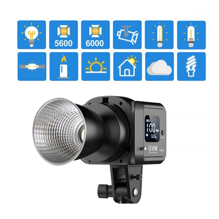 Luz Led Monolight GVM SD80D